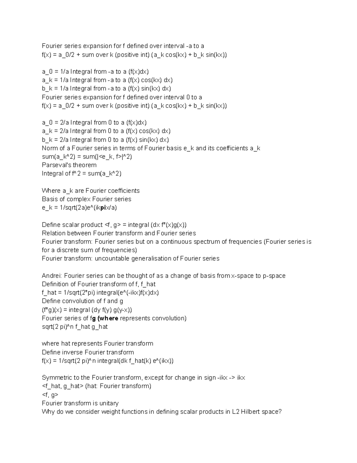 Fourier Series Expansion For F Defined Over Interval a To A P n 1 fourier-series-expansion-for-f-defined-over-interval-a-to-a-p-n-1