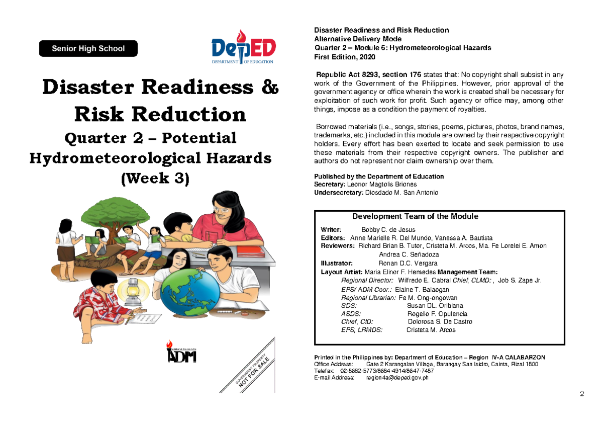 DRRR2324 Q4 Hydrometeorological-hazards - Disaster Readiness & Risk ...
