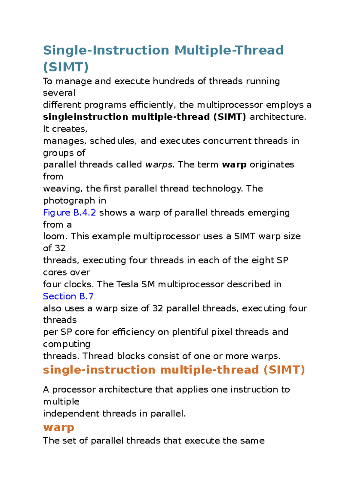 Single-Instruction Multiple-Thread - Single-Instruction Multiple-Thread ...