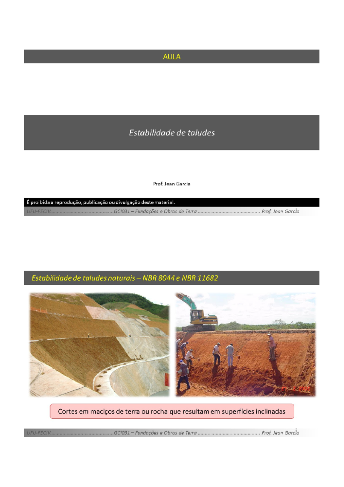 02-Estabilidade de taludes e encostas-2019-08-28 - Fundações e Obras de ...