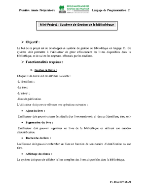 exercice en automatisme - Page 1 Travaux Dirigés 3 : GEMMA Exercice 1 ...