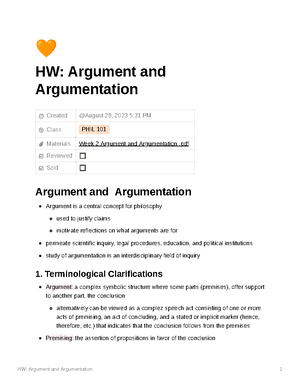 Aristotle Function - about philosophy - PHIL 101 - Studocu