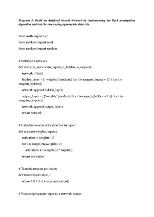 AO-Star - AIML lab materials - Lab Program 2: AO* Search Program class Graph: def init(self ...