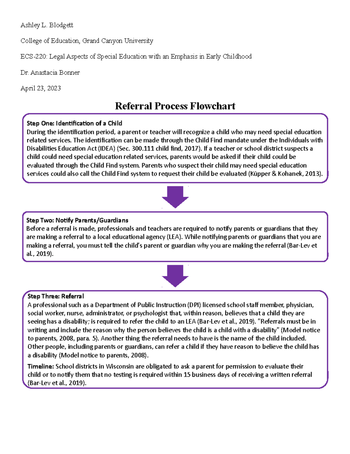 Ablodgett - Part 2 - Referral Process Flow Chart - Week 2 - Step One ...