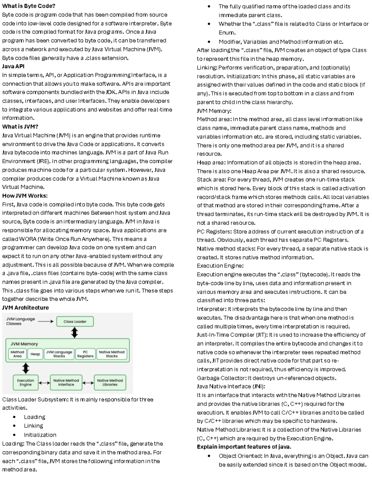 Java - MOD II - 5th Semester - Java Module 2 - Calicut University - BSc Computer Science - What ...