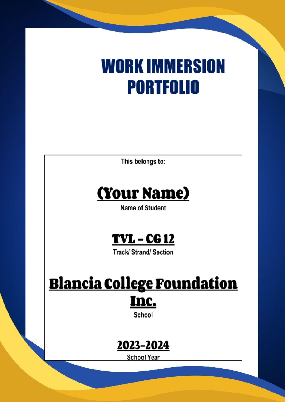 Portfolio Dasha - Summary Immanence and Immersion - PREFACE Rationale ...