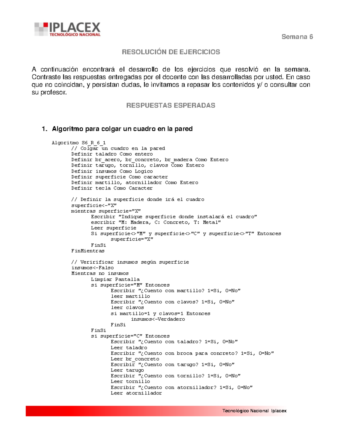 Introduccion a la programacion R 6 - RESOLUCIÓN DE EJERCICIOS A continuación encontrará el - Studocu