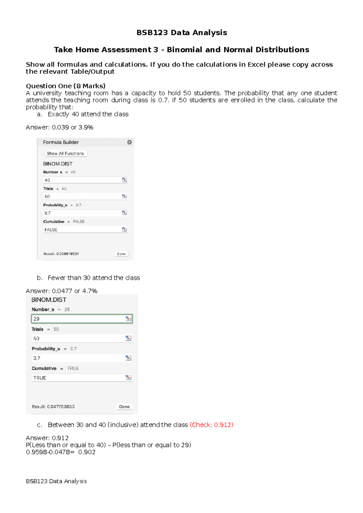 THA 3 (2022-01) - Binomial and Normal Distribution - BSB123 Data ...
