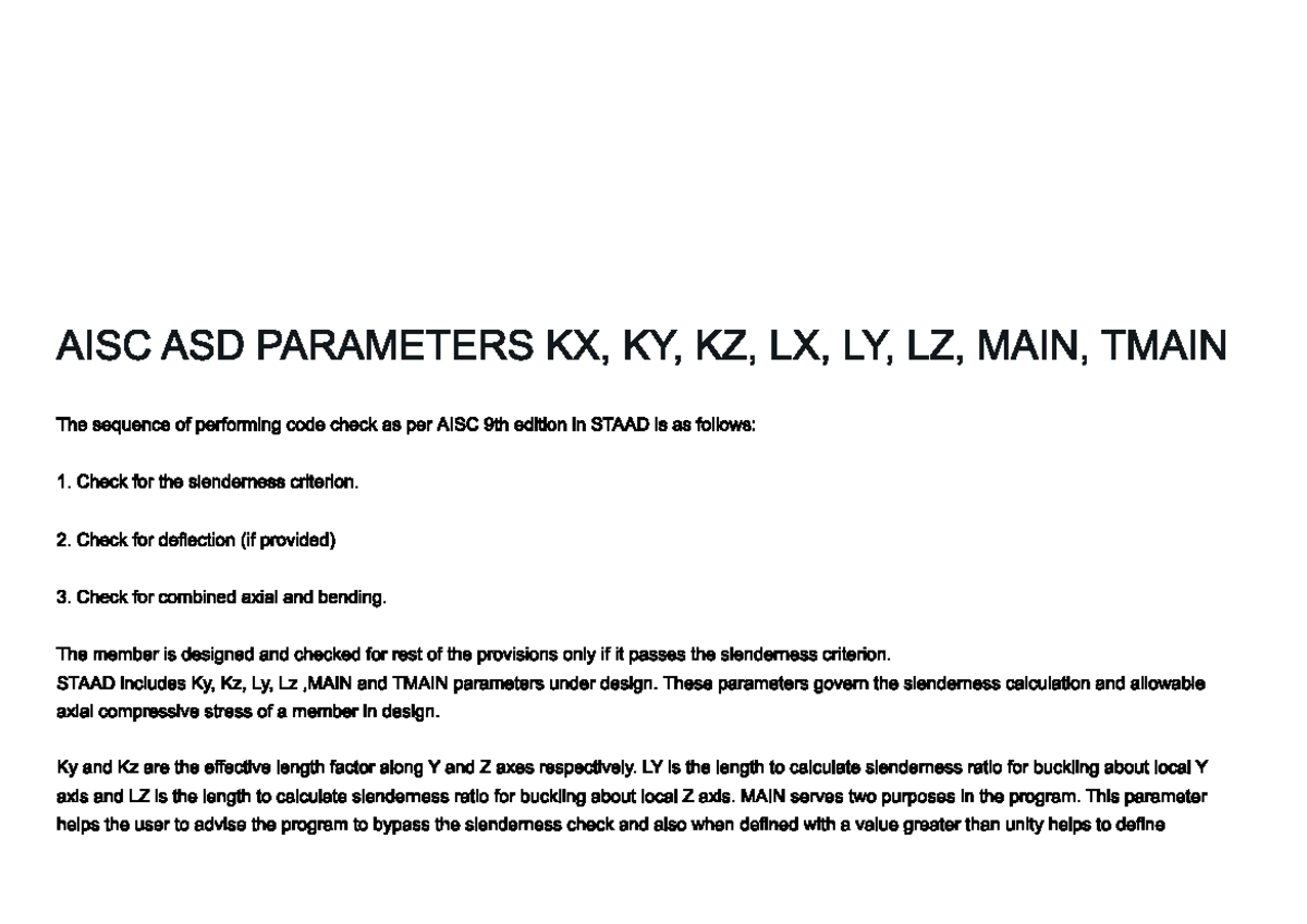 Aisc-asd-parameters-kx-ky-kz-lx-ly compress - AISC ASD PARAMETERS KX ...