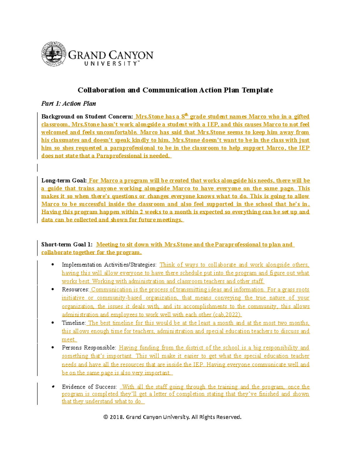 SPD-310-T7-Action Plan Template for week 7 - Collaboration and ...