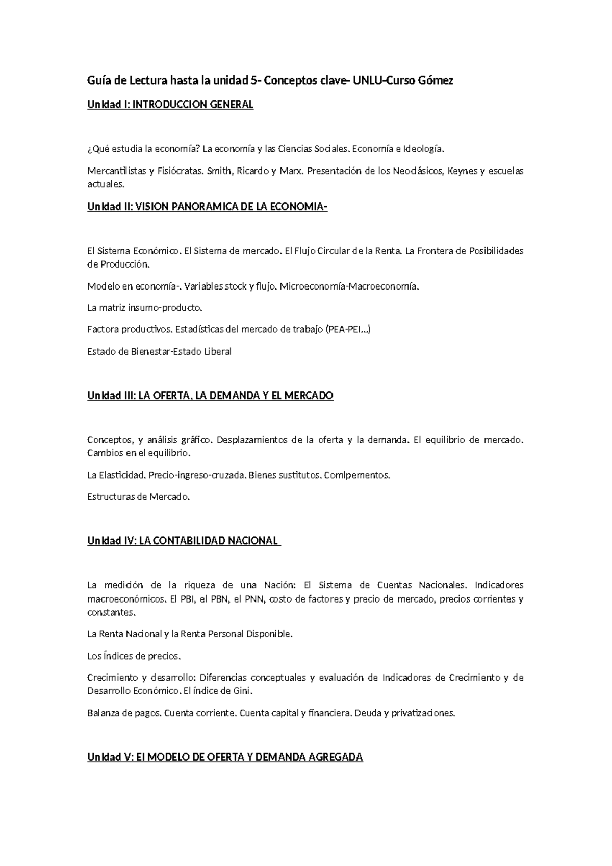 Guia de Lectura hasta la unidad 5 1 - Guía de Lectura hasta la unidad 5 ...