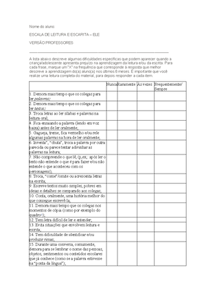 AUTISMO METODO CARS - C A R S ( CHILDHOOD AUTISM RATING SCALE ) de ...