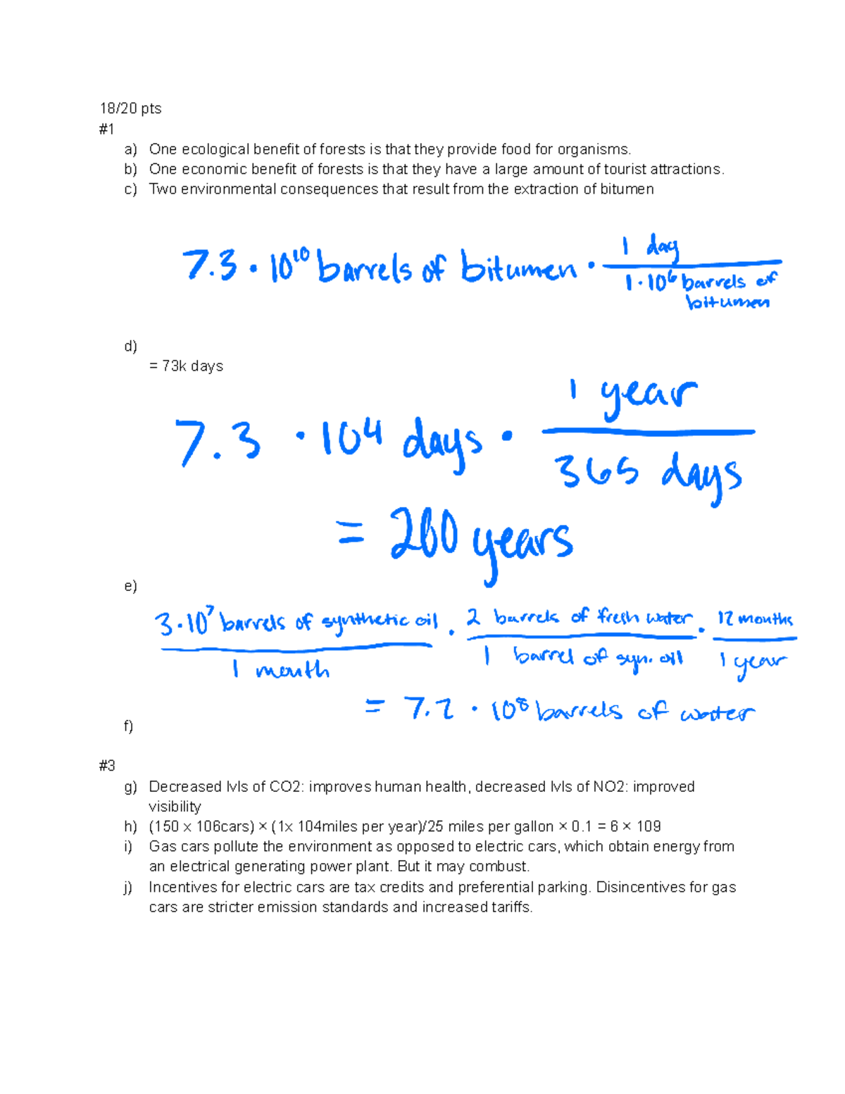 6A FRQ APES - frq - 18/20 pts a) One ecological benefit of forests is ...