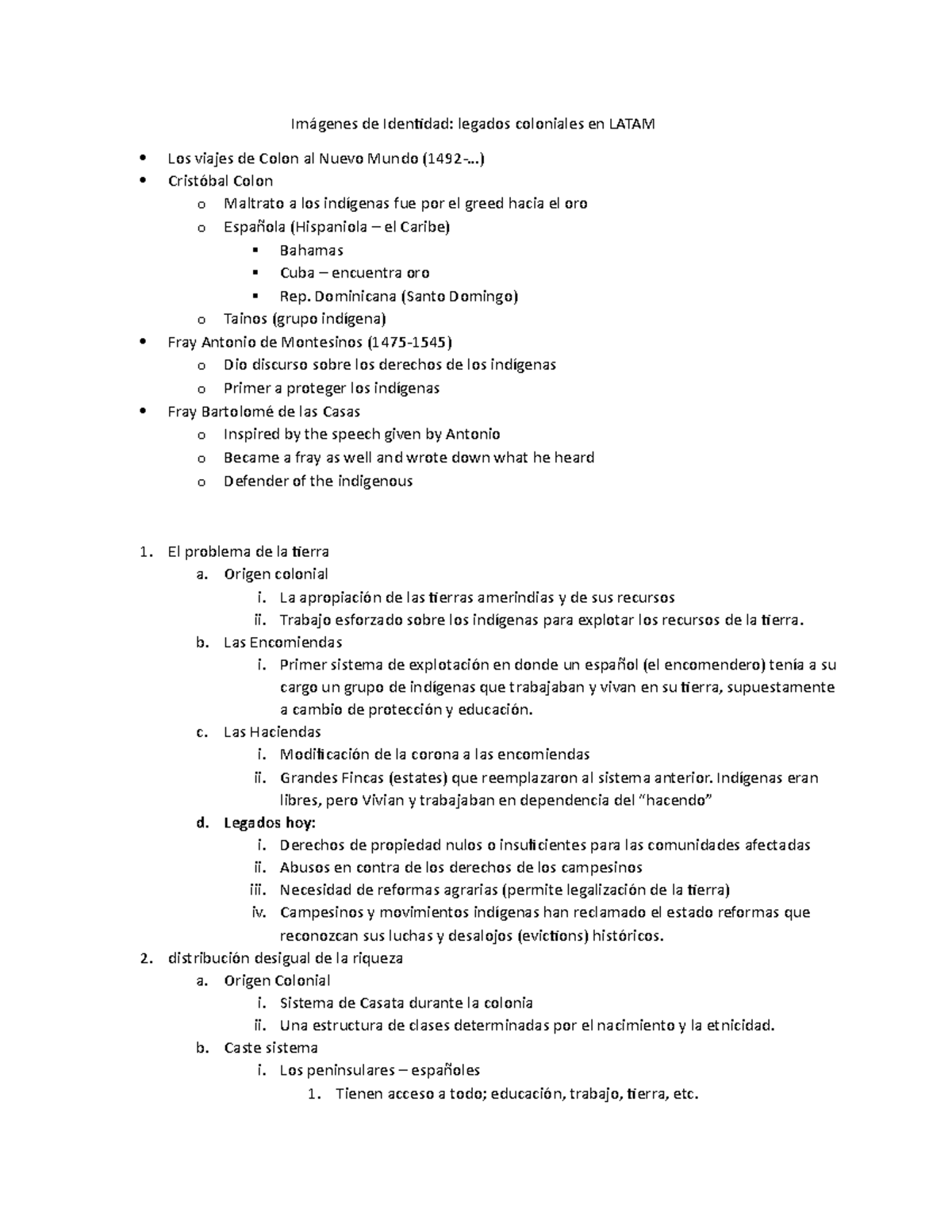 Imágenes de Identidad - Class notes on Identity themes and topics in ...