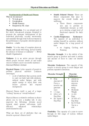 PAR Q AND YOU - Physical Activity Readiness Questionnaire - PAR-Q ...