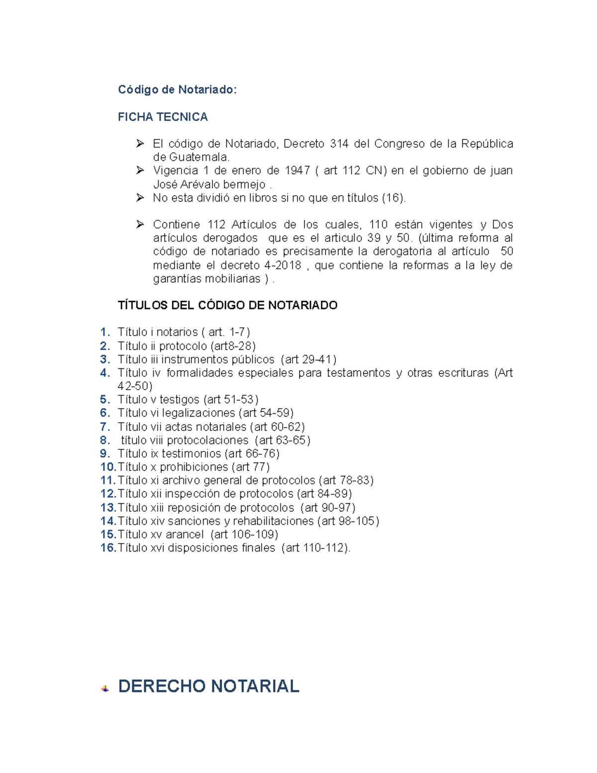 Derecho Notarial Teorico introduccion al derecho notarial - Código de ...