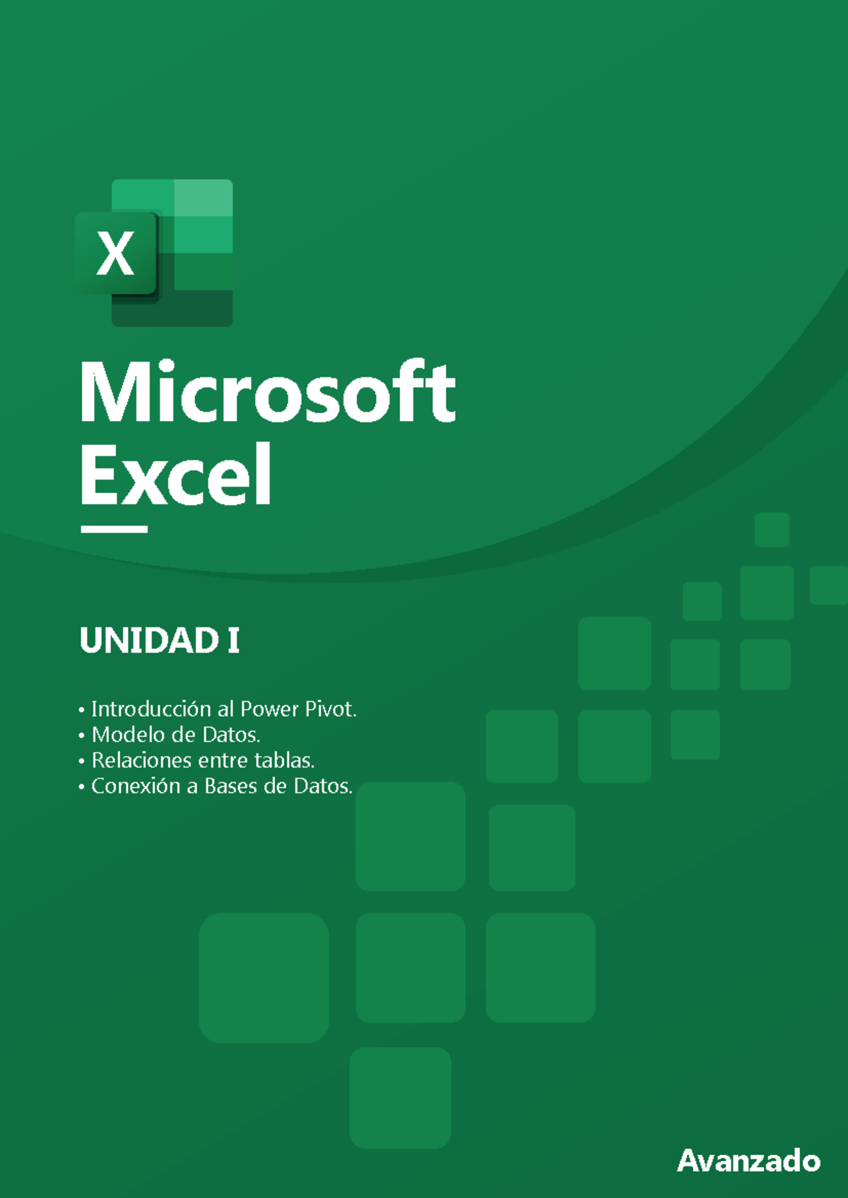 Taller DE Excel Avanzado - Microsoft Excel Avanzado UNIDAD I ...