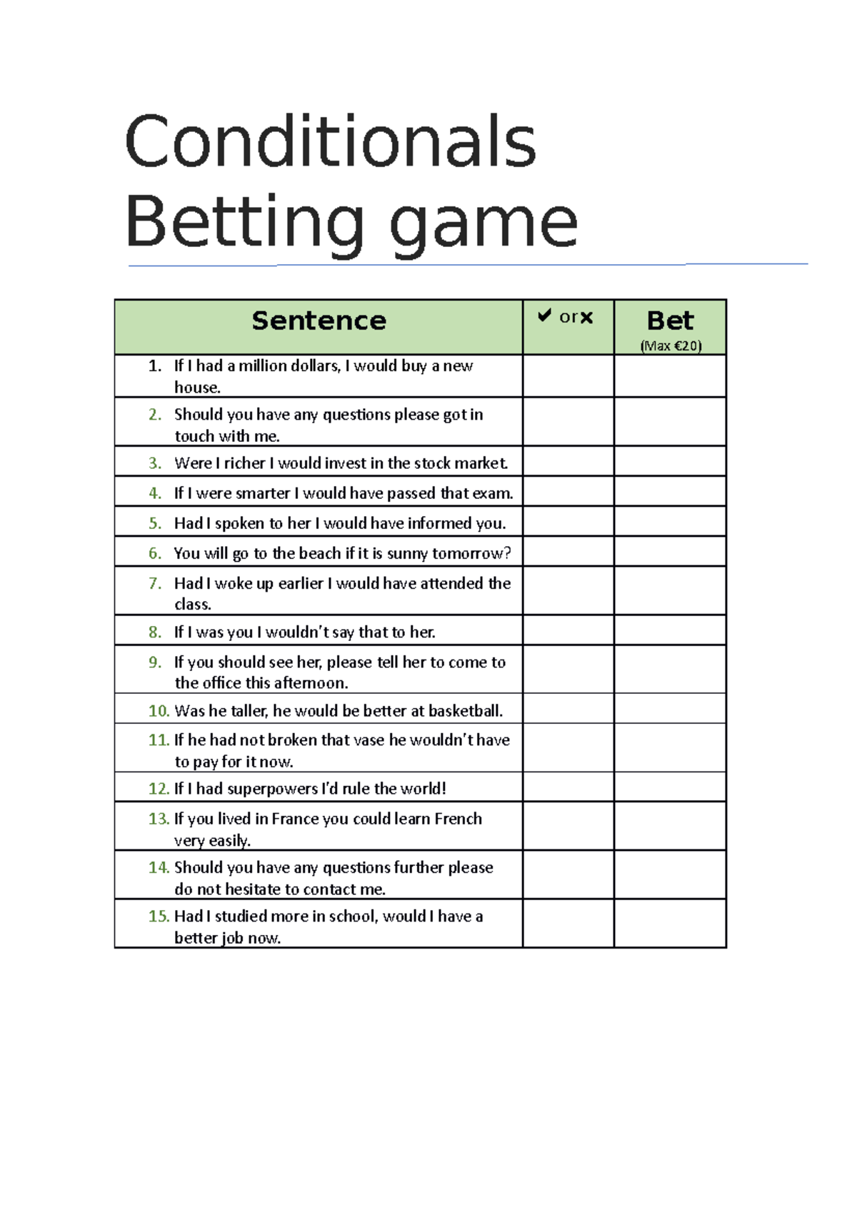 Conditionals-betting-game-c1-fun-activities-games-warmers-coolers ...