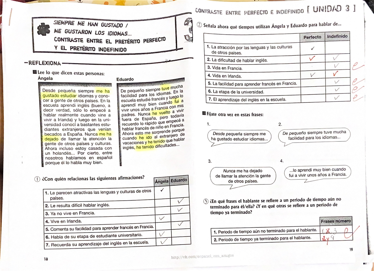 Los tiempos del pasado (p. 18 a 33) - Gestão da informação - Studocu