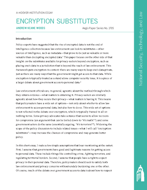 CS255 Notes - Lecture 1 1/7/19: - Crypto in use - TLS (HTTPS) - Session ...