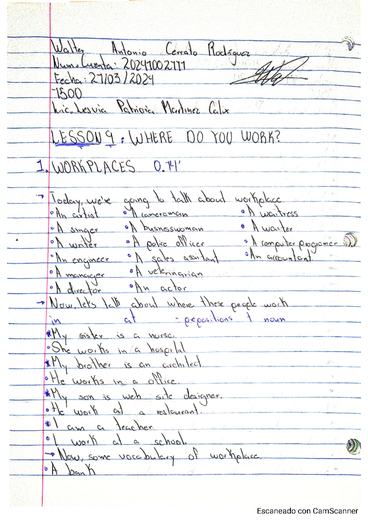 Cerrato Walter U3T1a33 - Walter Num. Cuenta: Antonio Cerrato Rodrigua ...