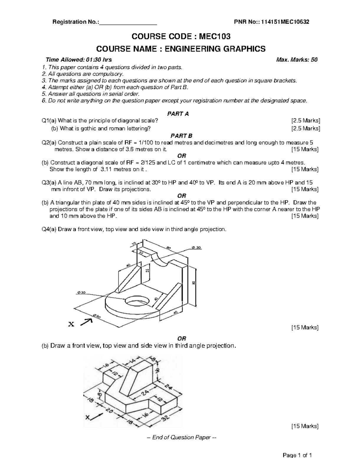 MEC103 114151 MEC10632 - Page 1 of 1 Registration No ...