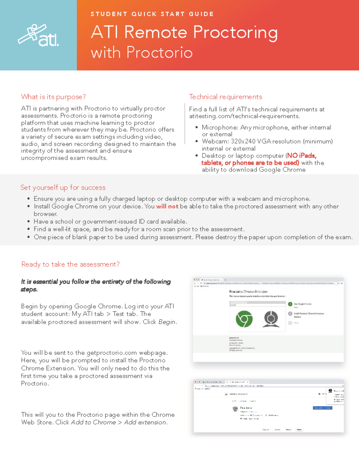 Student Remote Proctoring Quick Start Guide 4 - PHIL-112 - MSJC - Studocu