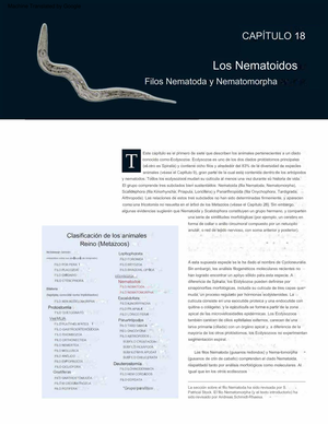 The Nematoida Phyla Nematoda and Nematomorpha - CHAPTER 18 The ...