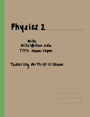 Chapter 19: Electric Current and Resistance Lecture - PHY 2054 - Studocu