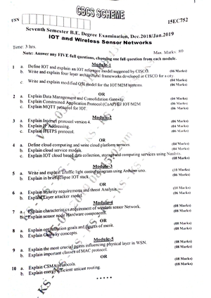 Final report iot based project - Page 1 VISVESVARAY TECHNOLOGICAL ...