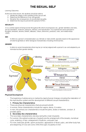 Lesson 6 - Sexual SELF 2 - for lecture purposes - Sexually Transmitted ...