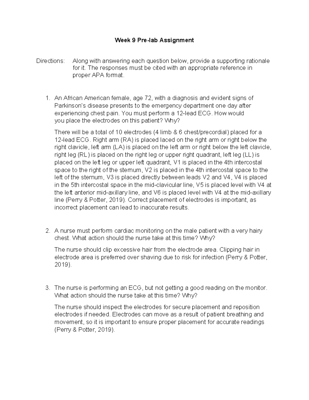 Week 9 Pre-lab Assignment - Week 9 Pre-lab Assignment Directions: Along ...