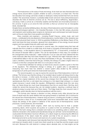 Isentropic or Reversible Adiabatic Process - Adiabatic simply means no ...