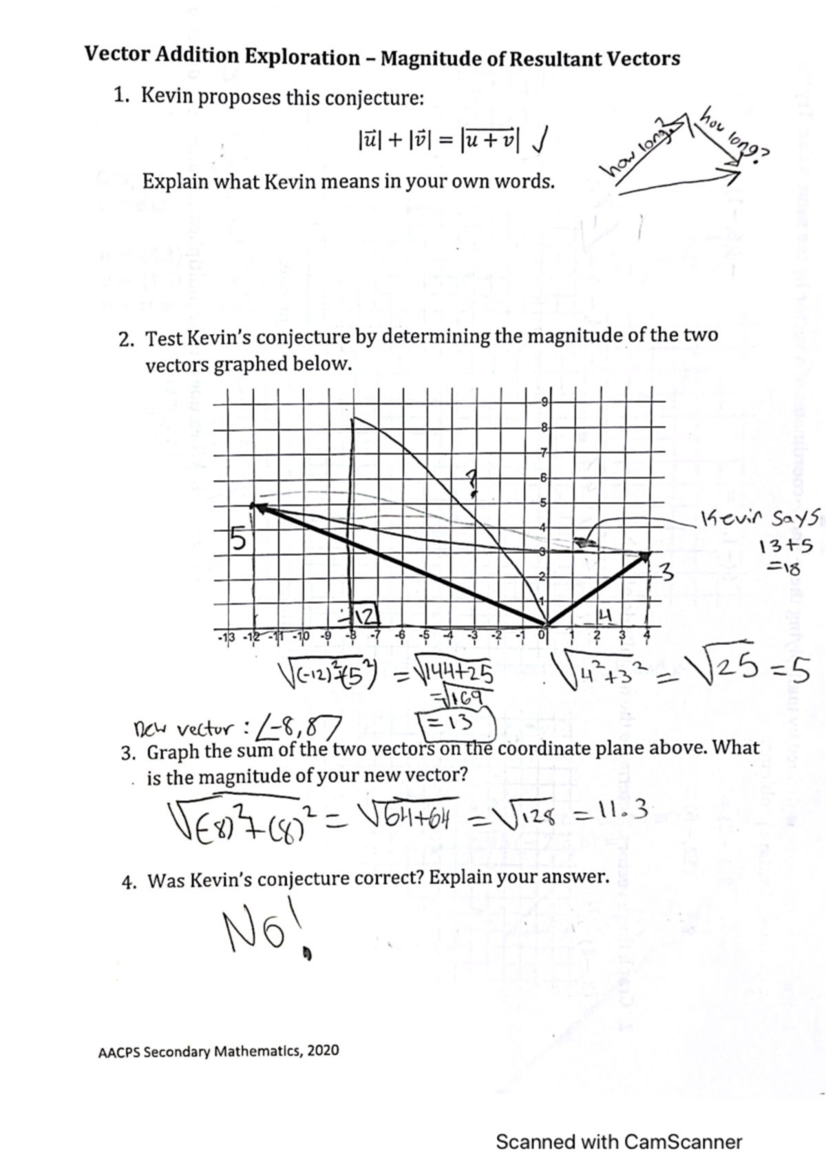 Vector exploration pre calc - MAT 145 - Studocu
