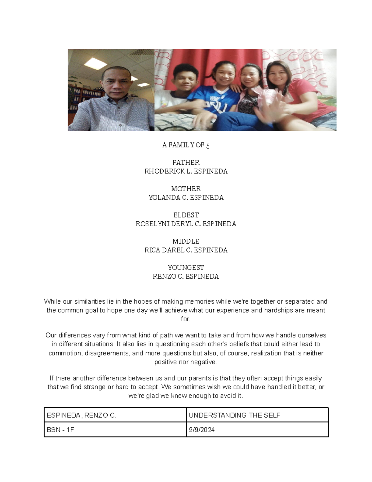 Prototype (History) - In progress - A FAMILY OF 5 FATHER RHODERICK L ...