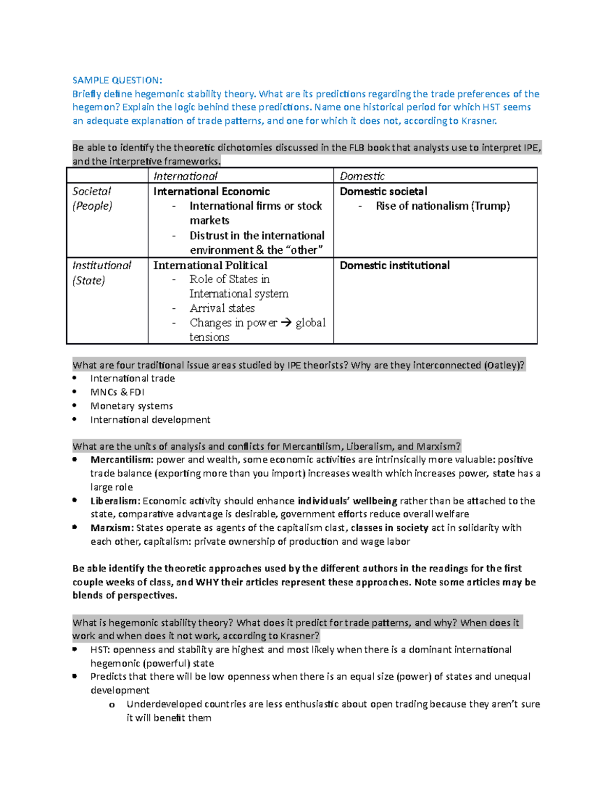 Midterm Study Guide - Comprehensive lecture and exam notes - SAMPLE ...