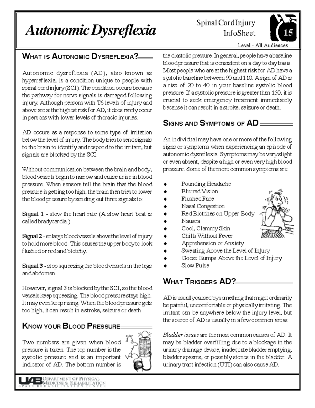 Autonomic Dysreflexia