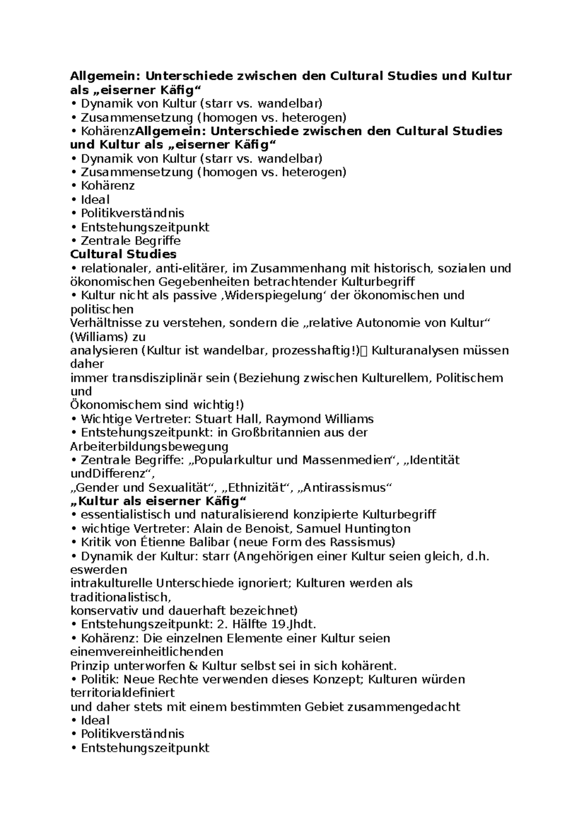 Allgemein - wandelbar) Zusammensetzung (homogen vs. heterogen ...