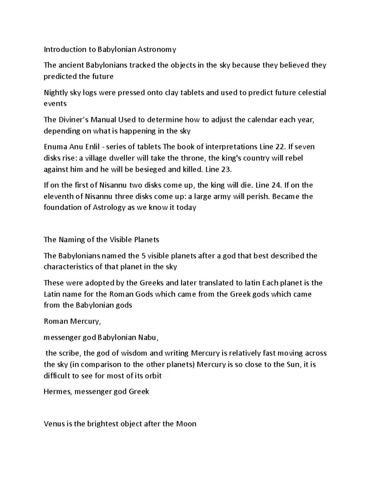 SC-NATS-1745- Unit 2 notes part 3 - Introduction to Babylonian ...