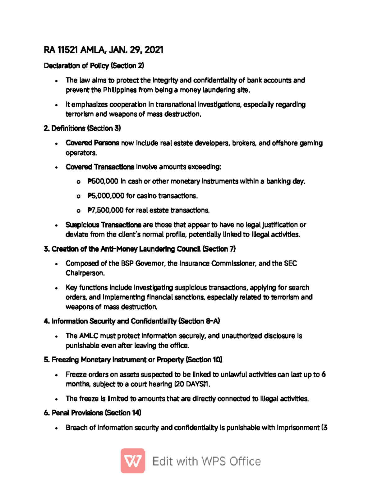 RA 11521 AMla - This will help Criminology students if they want ...