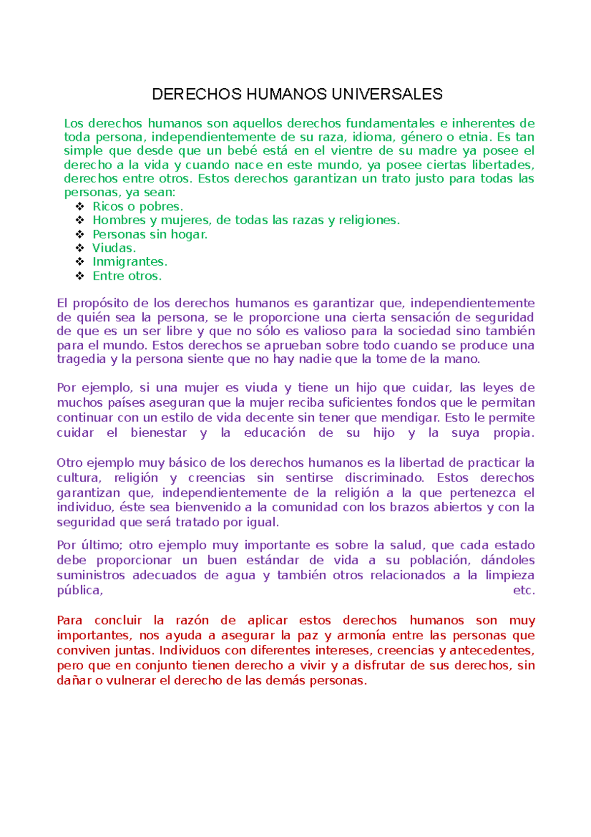 Ensayo - no copiar, les ayudara mucho a desenvolverse. - DERECHOS ...