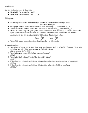 09 Practice - Simple Harmonic Oscillator - Simple Harmonic Oscillator ...