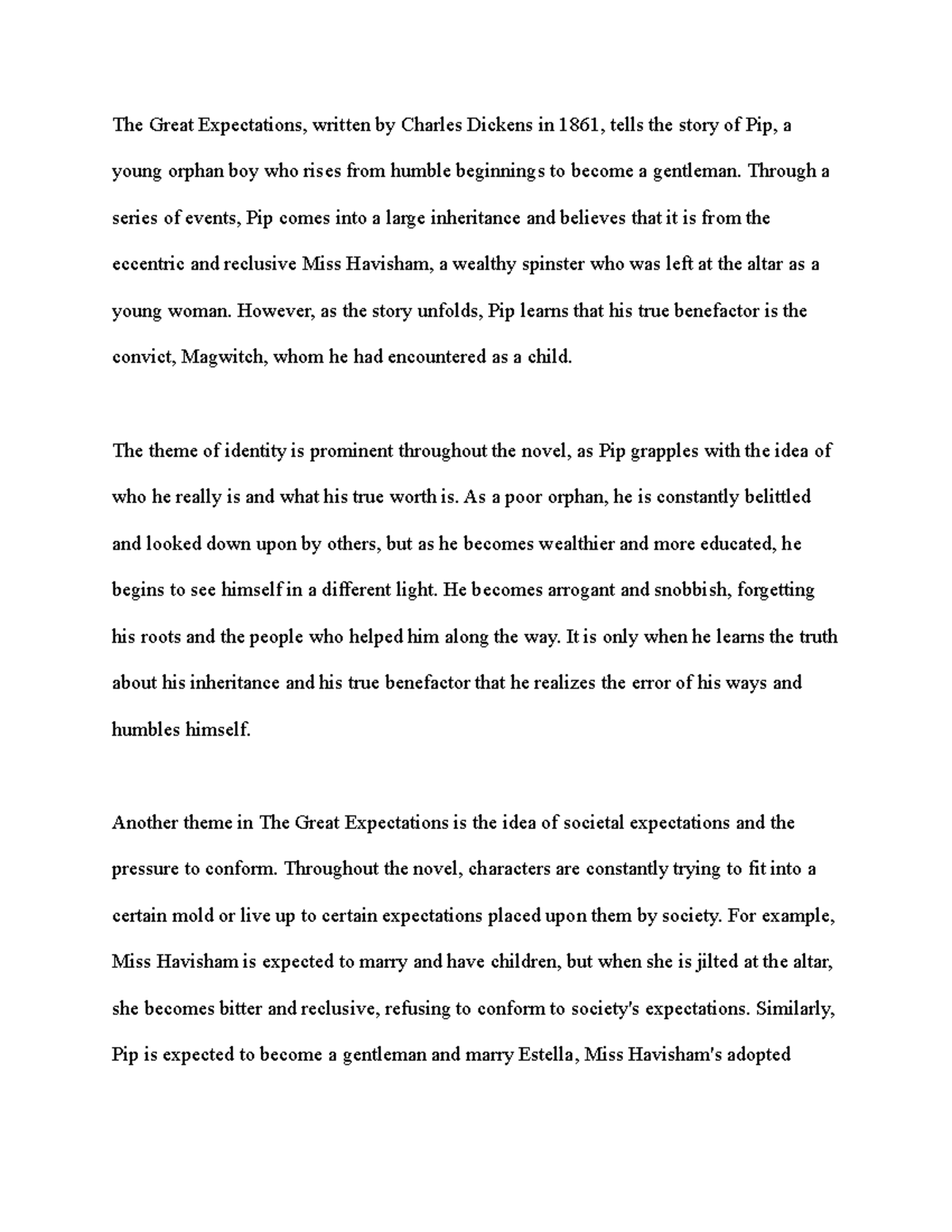 The Great Expectations by Charles Dickens - The Great Expectations ...