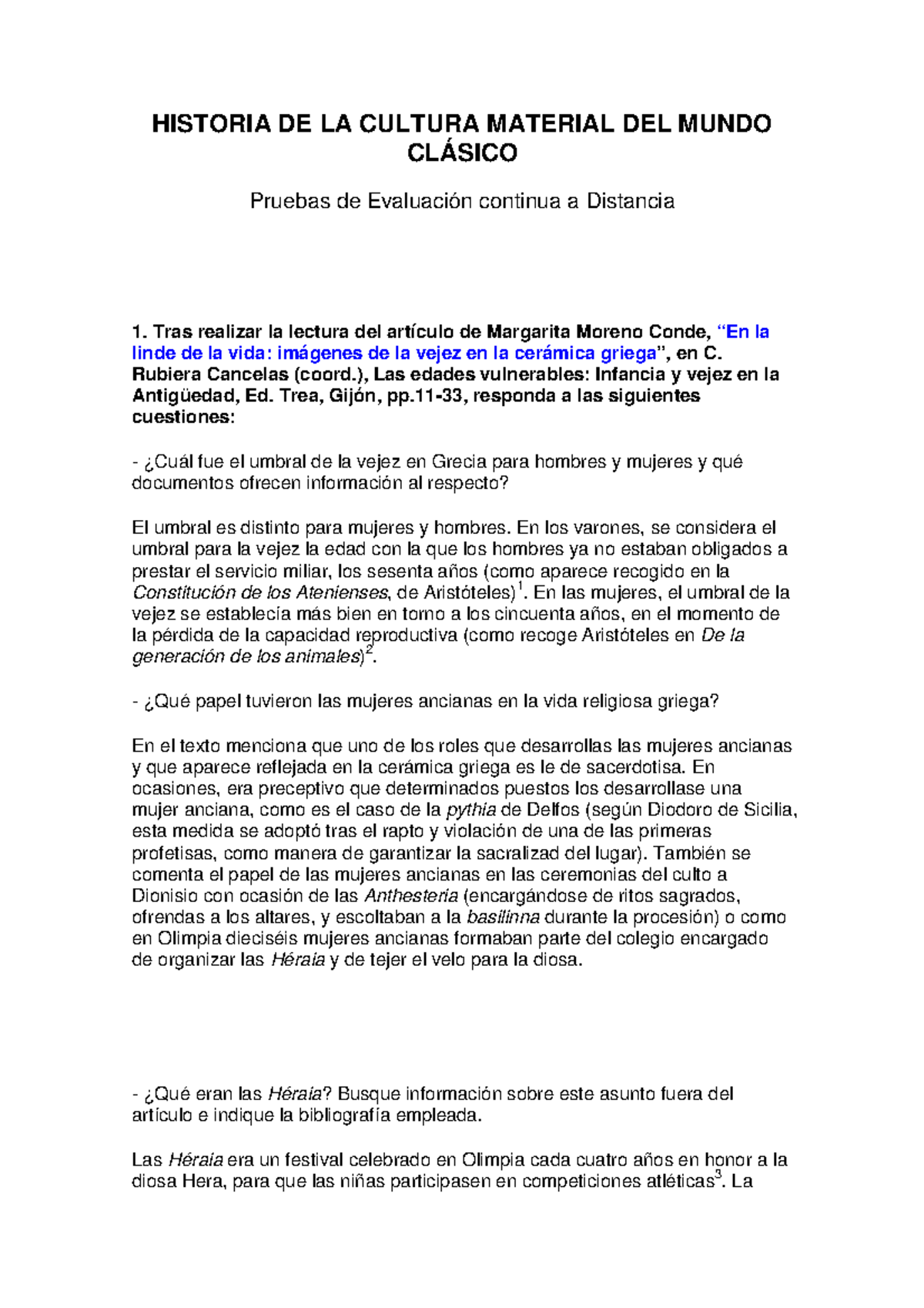 PEC 1 CM - PEC 1 - HISTORIA DE LA CULTURA MATERIAL DEL MUNDO CLÁSICO ...