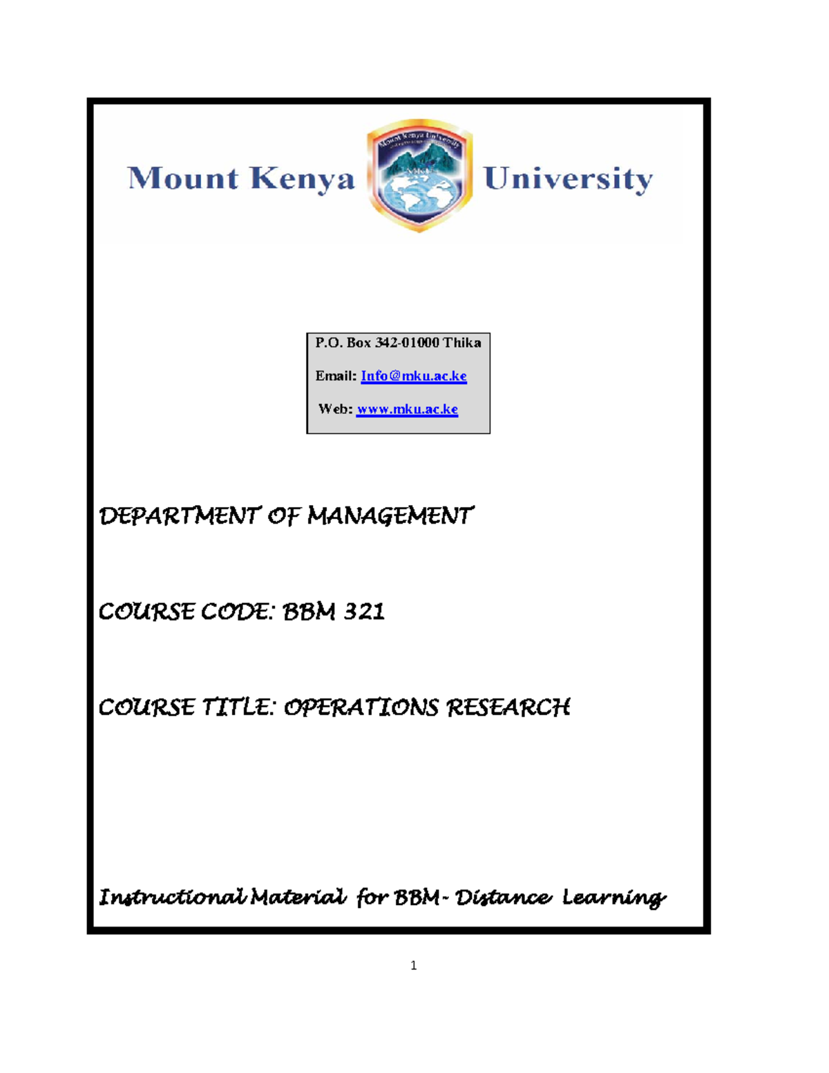 financial accounting ii - P. Box 342-01000 Thika Email: Info@mku.ac Web ...