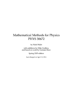 Modern Optics AND Electromagnetic Theory - MS Physics - UoK - Studocu