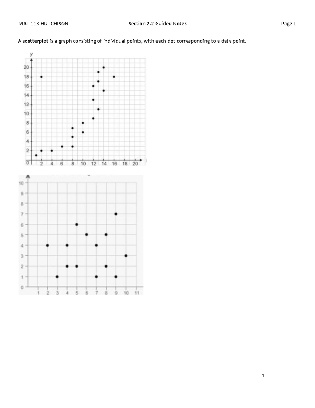 MAT 113 Section 2.2 Guided Notes - Studocu