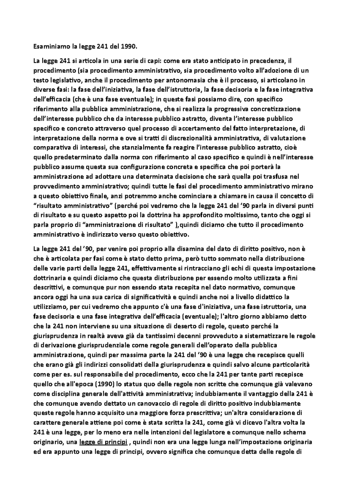 legge-241-90-introduzione-lezione-1-esaminiamo-la-legge-241-del-1990