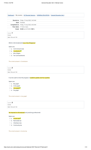 Summative Assessment IN Physical Education 3 - SUMMATIVE ASSESSMENT IN ...