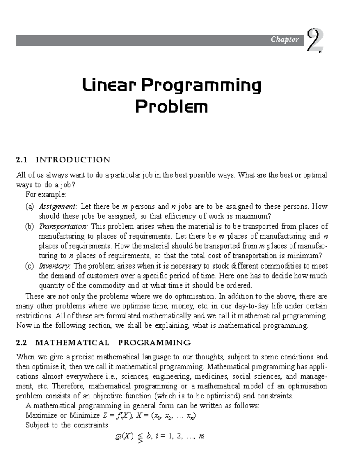 59 Sample Chapter - 14 Optimization Techniques in Operations Research 2 ...